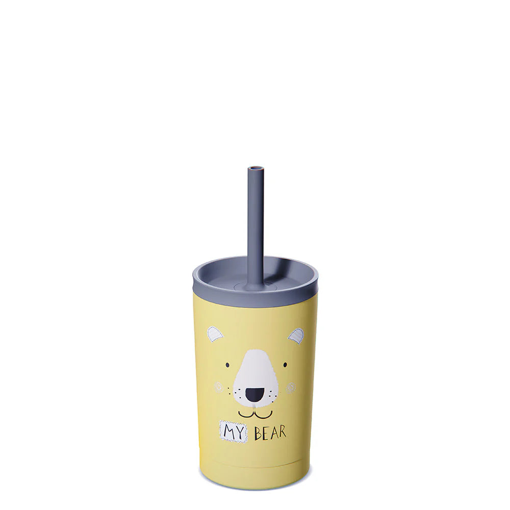 Asobu Mini Sippy Travel Cup 12oz, Yellow Bear – Kitchen Boutique Canada