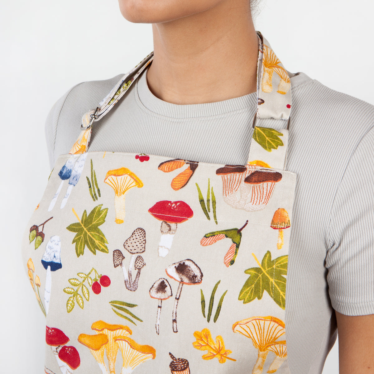 Danica Now Designs Apron Adult Chef, Field Mushrooms – Kitchen Boutique ...