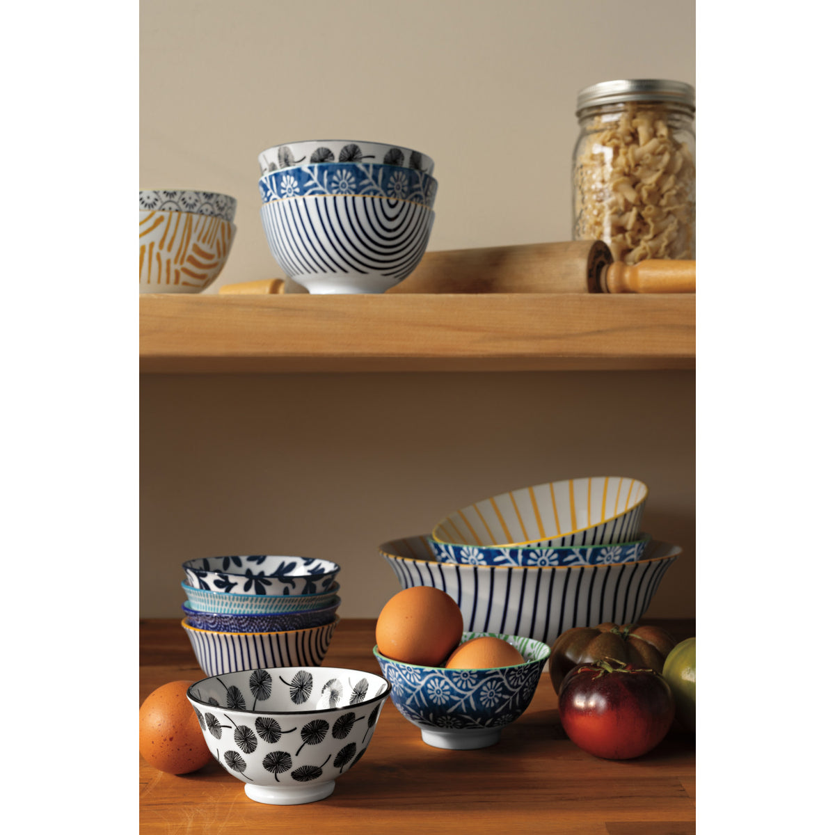 Danica Now Designs Stamped Bowl 4 Inch, Green Leaf – Kitchen Boutique ...