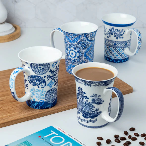 McIntosh Mug Set of 4, "The Blues" – Kitchen Boutique Canada