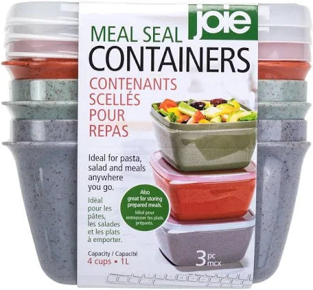 Joie Meal Seal Containers Set of 3 – Kitchen Boutique Canada