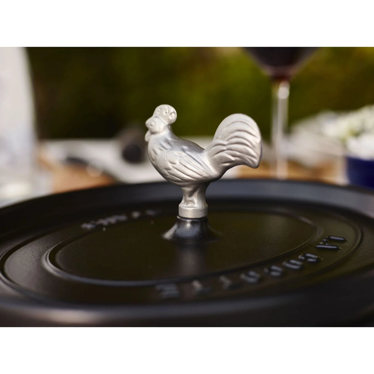 STAUB Stainless Steel Rooster Knob – Kitchen Boutique Canada